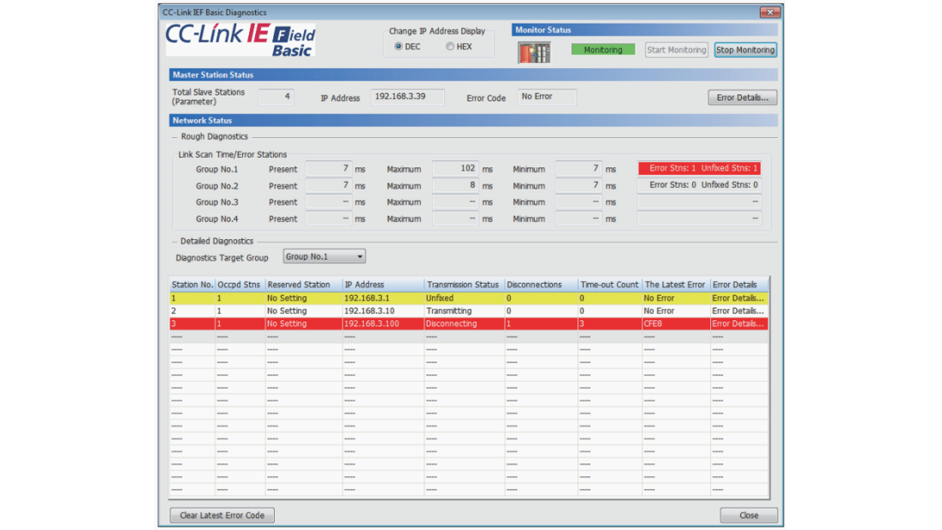 CC-Link IEF Basic故障诊断方法介绍 - 实点科技